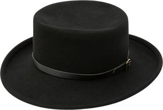 Seventy Femme, Accessoires, Noir, Taille: ONE Size Chapeau en feutre de laine avec bride