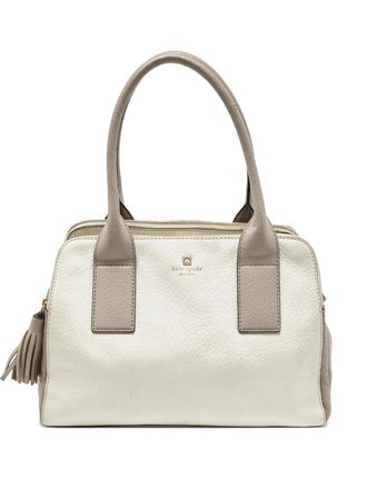 Kate Spade New York sac &agrave; main pre-owned Southport Avenue Lydia en cuir - Blanc