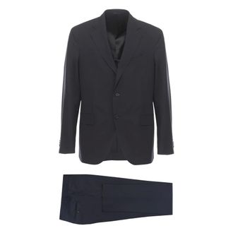 Caruso Homme, Costumes, Bleu, Taille: L Single Breasted Suits