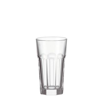 Leonardo Leonardo Rock Becher, 12-er Set, 340 ml, sp&uuml;lmaschinengeeignet, Klarglas, 097941
