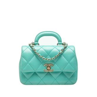 Chanel Pre-owned Mini Satchel - - Pre-owned - Damen - Blau - ONE SIZE