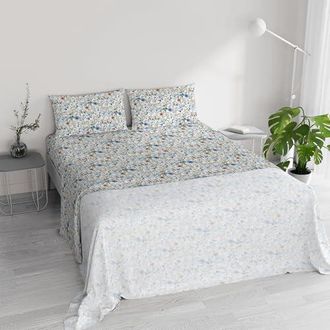 Italian Bed Linen Bettwäsche-Set Ida für Doppelbett aus Baumwolle, Design: ermes, hergestellt in Italien