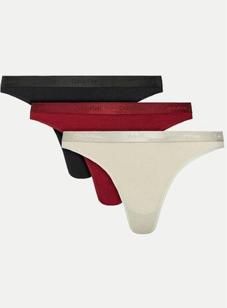 Calvin Klein Underwear String-Set Thong 3pk 000QD5244E Bunt