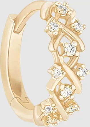 Stone Paris Mini Cr&eacute;ole Dunaway Diamants Or Jaune (vendue &agrave; lunit&eacute;)