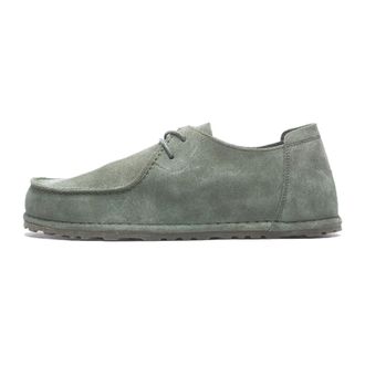 Birkenstock Homme, Chaussures, Vert, Taille: 46 EU Utti Lace Suede Leather Thyme