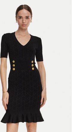 Guess Strickkleid G6YK18 Z1012 Schwarz Slim Fit