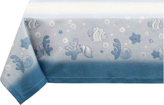 Thun Tischdecke, schmutzabweisend, 100% Polyester, Kollektion Mare da Amare, 150 x 200 cm