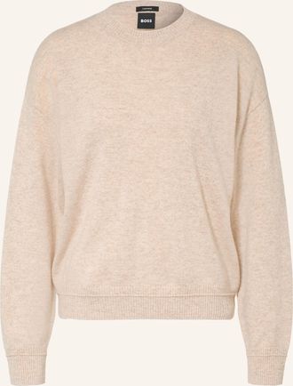 HUGO BOSS Cashmere-Pullover Fialka beige