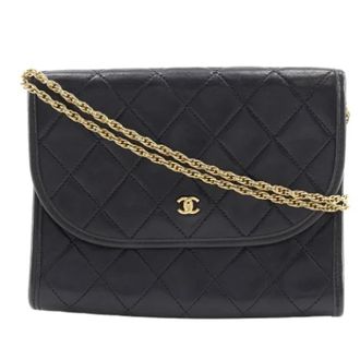 Chanel Pre-owned Cuir sacs-chanel - Femme - Pre-owned - Noir - Taille: ONE Size