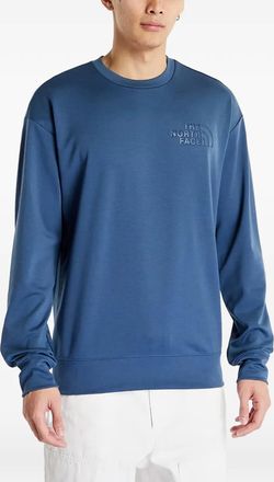 The North Face logo-debossed sweatshirt - Blau