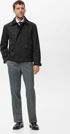 Mango Veste résistante à leau poches noir - Homme - XXL - MANGO MAN