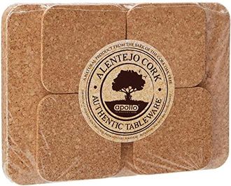 Apollo Housewares Apollo Tisch-Sets und Untersetzer, Kork, 4 Stück