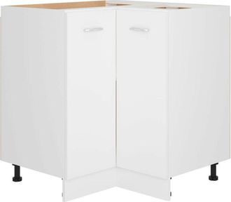 Les Tendances Armoire plancher dangle Blanc 75,5x75,5x80,5 cm
