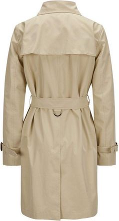 Milestone Trenchcoat MSRumba Damen Mantel Jacke lang klassisch Kn&ouml;pfe mit R&uuml;ckenschlitz