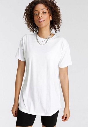 Tamaris Oversize-Shirt in Longform mit abgerundetem Saum
