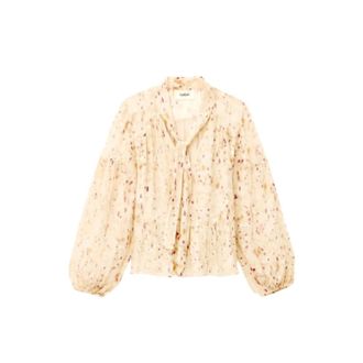 BA&SH Romantische Top mit Zarten Stickereien - - Blouses & Shirts - Damen - Beige - S
