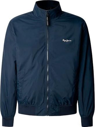 Pepe Jeans London Mustrel Veste, Bleu (Dulwich Blue), M Homme