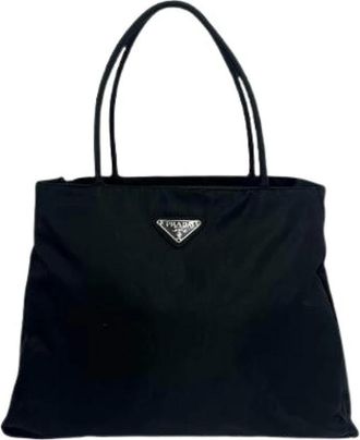 Prada Sac &agrave; main Pre-owned Tessuto - Femme - Pre-owned - Noir - Taille: ONE Size