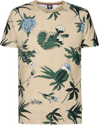 Petrol Industries T-Shirt Carb&oacute;n mit Allover-Print