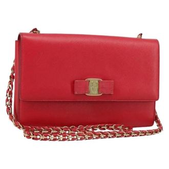 Ferragamo Pre-owned Schultertasche - - Pre-owned - Damen - Rot - ONE SIZE