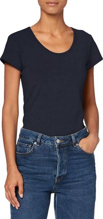 Claesens Damen T-Shirt SS Unterhemd, Blau (Navy 009), 38 (Herstellergr&ouml;&szlig;e: M)