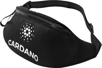 Generic Cardano Sac Banane R&eacute;glable Sacs Banane Unisexe Fanny Pack Pour Homme Vacances Femme 14X35Cm