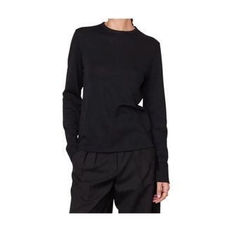 Officine G&eacute;n&eacute;rale Langarm-T-Shirt - - Tops - Damen - Schwarzk - S