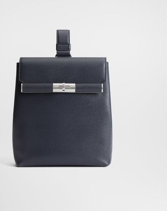 Dolce & Gabbana Schulter- Und Umh&auml;ngetasche Marlene Aus Kalbsleder - Mann Schultertasche Blau Onesize