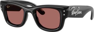 Ray-Ban unisex, Accessoires, Noir, Taille: 47 MM Wayfarer Puffer