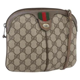 Gucci Sac bandouli&egrave;re en plastique Pre-owned - Femme - Pre-owned - Beige - Taille: ONE Size