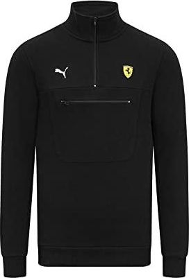 Puma 2023 Ferrari Fanwear Half Zip Sweat (Black)