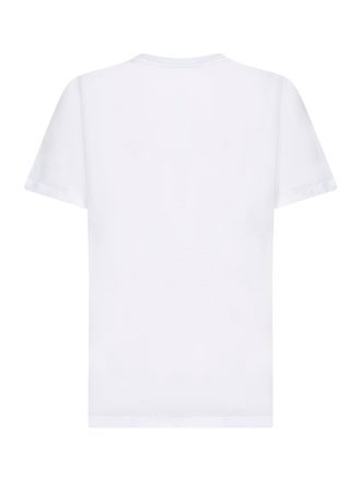 Prada Womens White Jersey Logo T-Shirt Cotton T-Shirts & Jerseys
