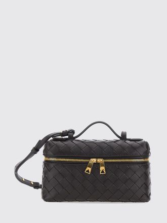 Bottega Veneta Big Bang Mini-Tasche aus Intrecciato-Leinen mit abnehmbarem Riemen