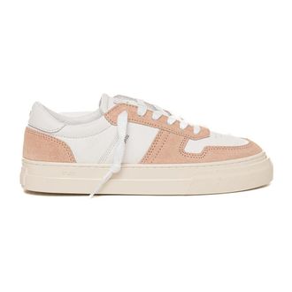 D.A.T.E. Bicolor Sneakers mit Schn&uuml;rsenkeln - - Shoes - Damen - Rosa - 36 EU