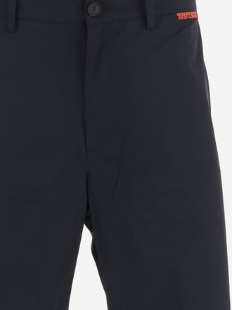Just Cavalli Mens Stretch Nylon Shorts Dark Navy Polyamide