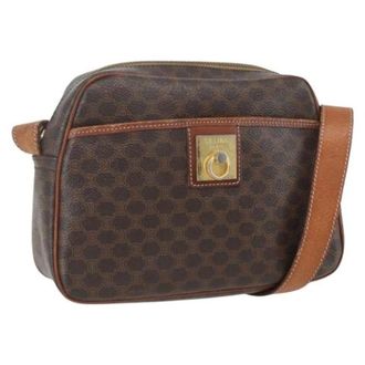 Celine Sac bandouli&egrave;re en plastique Pre-owned - Femme - Pre-owned - Brun - Taille: ONE Size