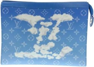 Louis Vuitton Pochette Pre-owned - Homme - Pre-owned - Bleu - Taille: ONE Size