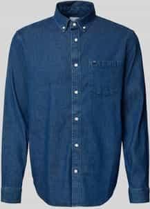 GAP Regular Fit Jeanshemd mit Button-Down-Kragen