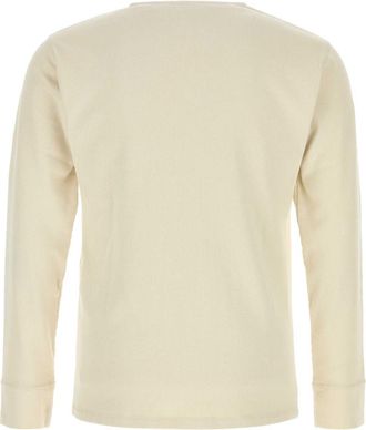 Christophe Lemaire Sleeve Henley - White
