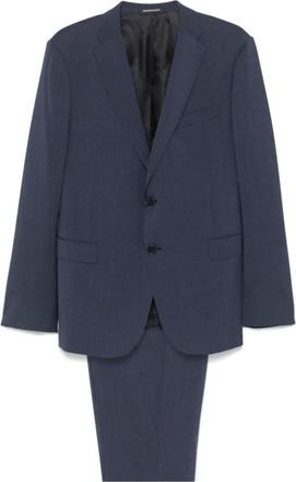 Emporio Armani Homme, Costumes, Bleu, Taille: 2XL Costume en laine