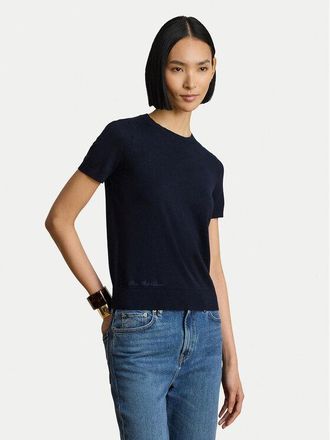 Lauren Ralph Lauren T-Shirt 200P14055003 Dunkelblau Regular Fit