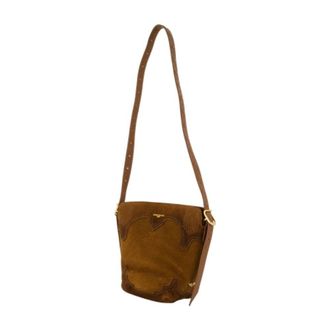 Zadig&Voltaire Womens Baby Jane Western Used Crossbody - Zadig & Voltaire Leather Brown Cowhide Bags Crossbodies