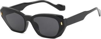 Generic Lunettes de soleil rectangulaires à monture pour homme et femme Polygone Vintage Lunettes de soleil pour hommes Lunettes de soleil anti-reflet, 1, Tai