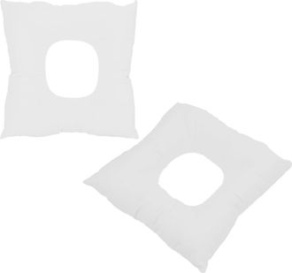 Beaupretty Housoutil 2 St&uuml;ck Pack Ergonomische Massage Gesichtskissen mit Loch Weiches Spa Liegenkissen aus Atmungsaktivem Material rutschfeste Kopfst&uuml;tze f&uuml;r Ma