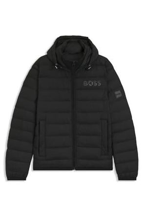 BOSS Hommes Dawood1 IN Doudoune d&eacute;perlante &agrave; logo ton sur ton