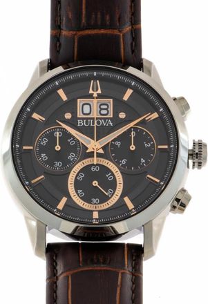 Bulova Femme, Accessoires, Multicolore, Taille: ONE Size Montre Chronographe Sutton