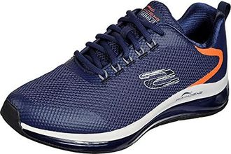 Skechers Homme Skech-air Element 2.0 Baskets, Bleu Navy Mesh Synthetic Trim Nvy, 42 EU