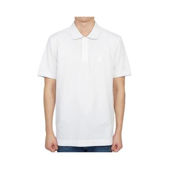 C.P. Company Polo Kurzarm Stretch-Piqu&eacute; - - Tops - Herren - Wei&szlig; - XL