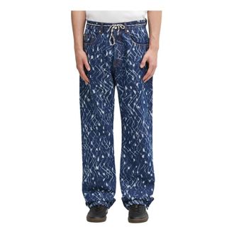 Aries Laser Chain Mail Batten Jeans - - Jeans - Herren - Blau - W34
