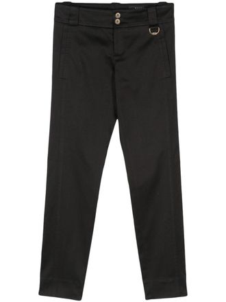 Gucci 2000s Twill-Hose - Schwarz